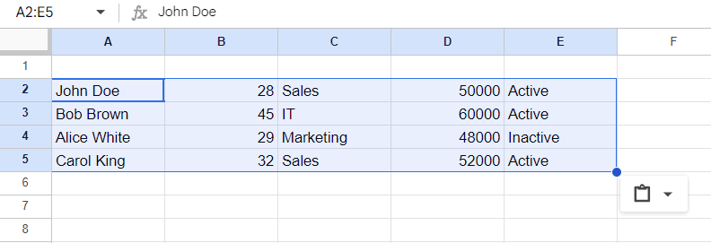 How to Copy Only Visible Cells in Google Sheets - Supatool